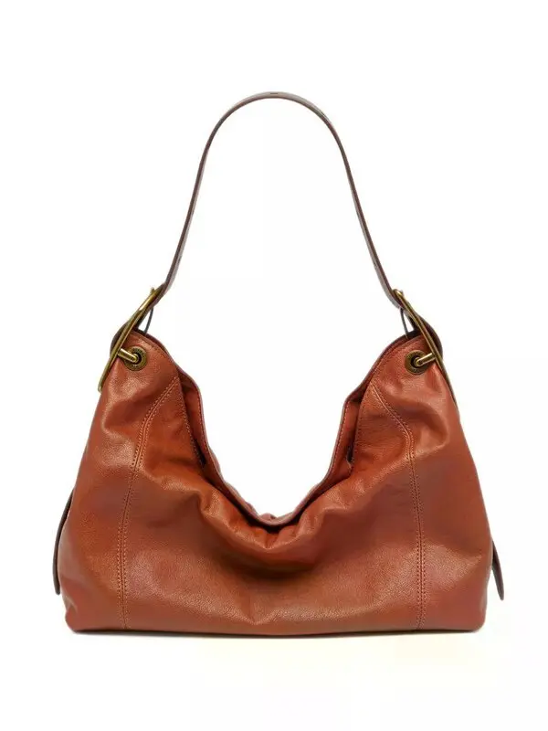 DIESEL® D-line Shoulder Bag In Shiny Leather