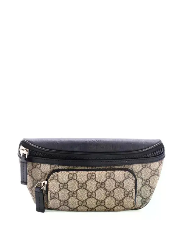 Gucci Eden Waist Bag Gg Coated Canvas Medium Belt Bag