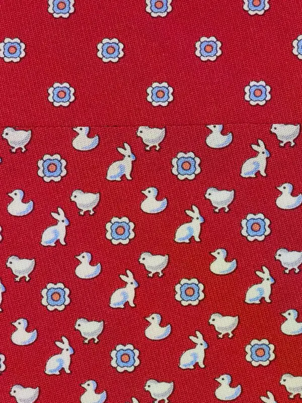 FERRAGAMO Printed Silk Neck Tie