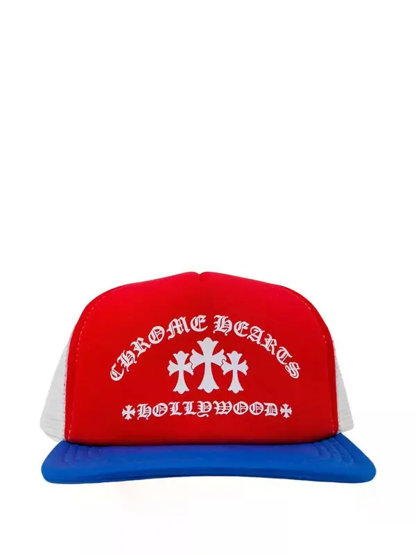 Chrome Hearts King Taco Logo-print Trucker Hat - Red