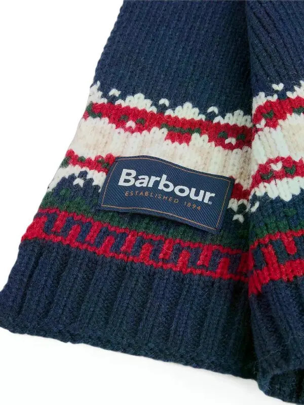 Barbour Kane Beanie Hat And Scarf Set