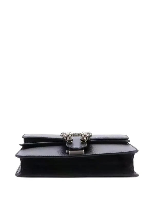 Gucci Dionysus Leather Mini Crossbody Bag - Black