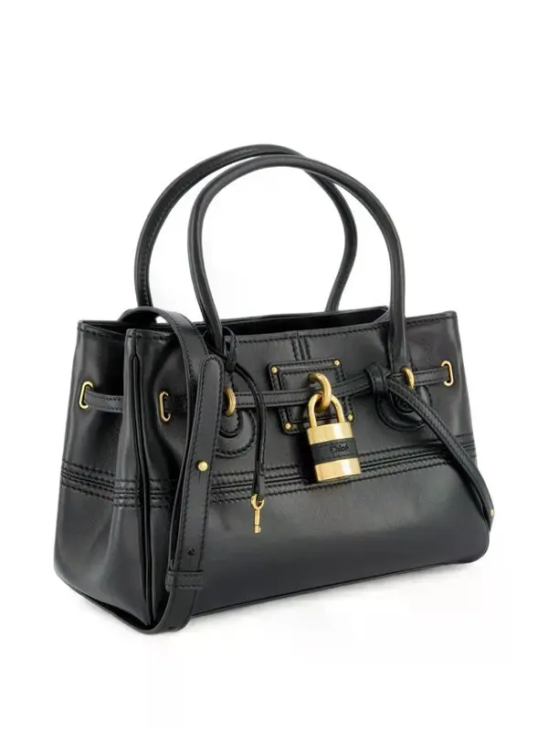 Chloé Padlock Leather Tote Bag