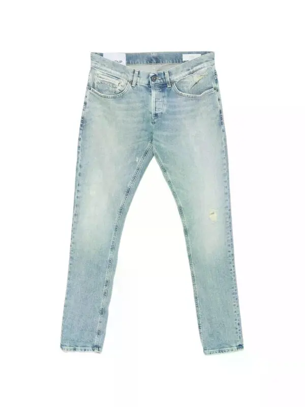 DONDUP Distressed Slim-fit Jeans - Blue
