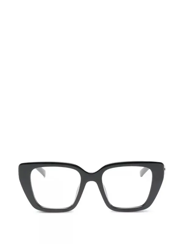 Gucci Interlocking-logo Square-frame Glasses - Black
