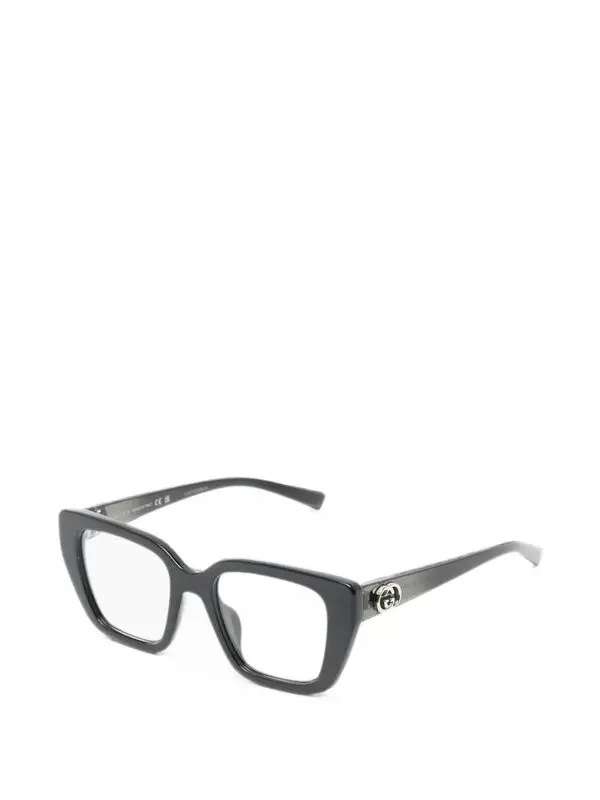 Gucci Interlocking-logo Square-frame Glasses