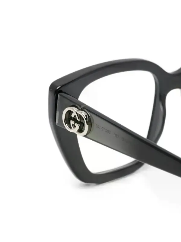 Gucci Interlocking-logo Square-frame Glasses