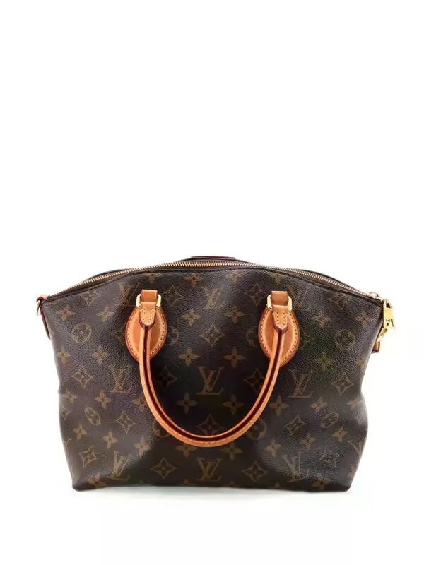 LOUIS VUITTON Boetie Zipped Tote Monogram Canvas Pm Satchel - Brown
