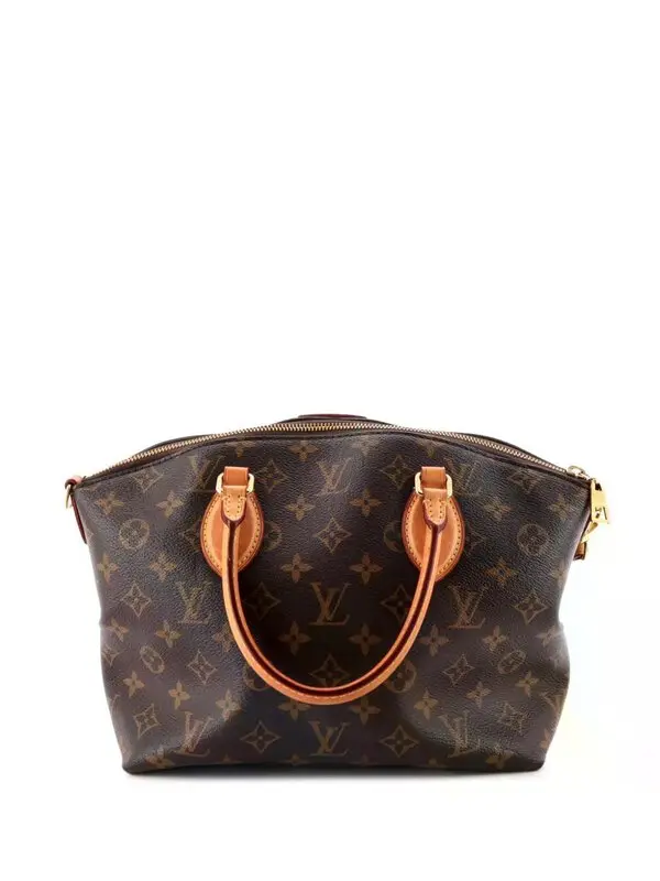 LOUIS VUITTON Monogram Canvas Boetie Zipped Tote Pm Satchel - Brown