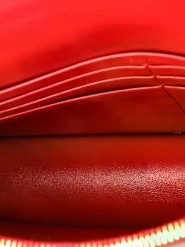 Saint Laurent Sunset Top Handle Chain Wallet Leather Crossbody Bag