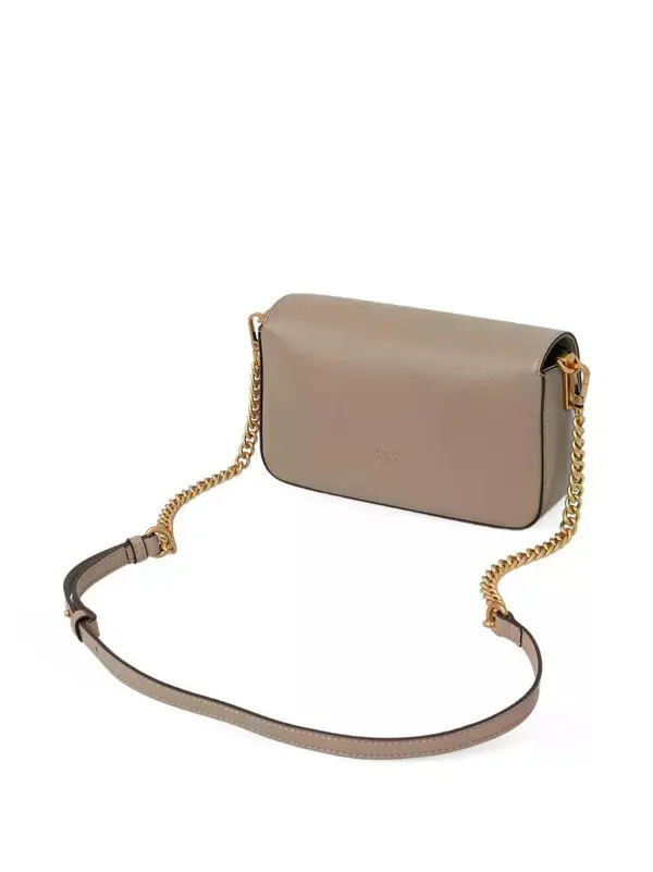 Pinko Love Birds-hardware Leather Crossbody Bag
