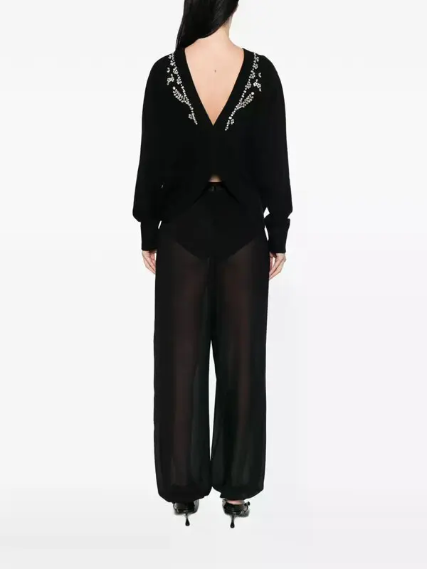 CIRCUS HOTEL Low-cut Back Sweater