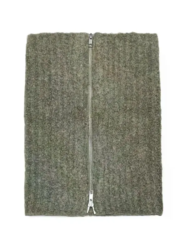 MAISON MARGIELA Zip-up Bouclé Scarf