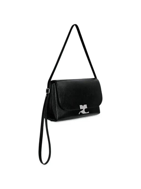 COURREGES Icontype Leather Shoulder Bag