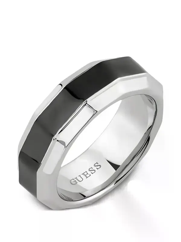 Guess Hexagonal Shape Enamel Inlay Ring