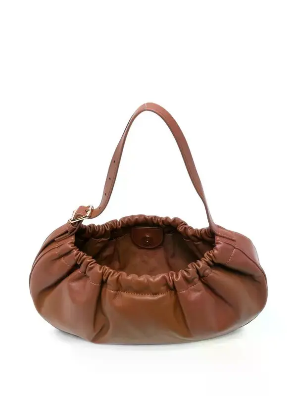 A.p.c. Ruched Shoulder Bag - Brown
