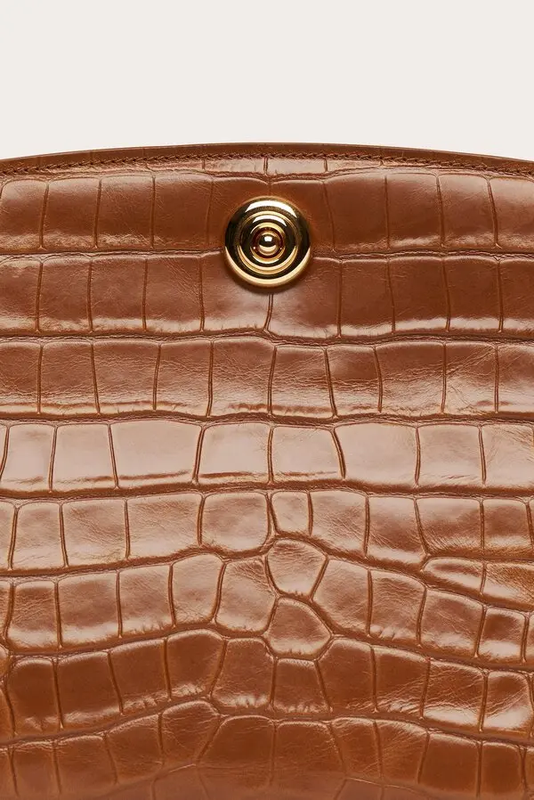 LIFFNER Pushlock Pouch Nougat Croc