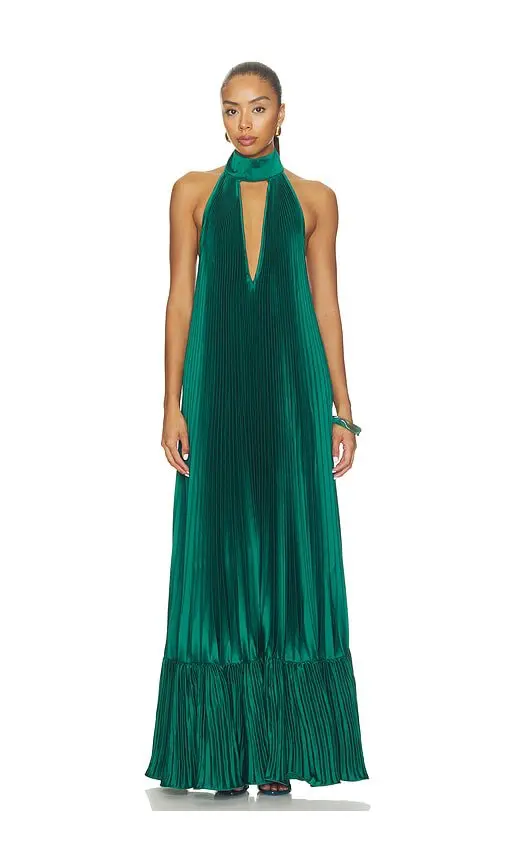 L'IDEE Libertie Gown In . Also - Green
