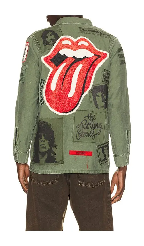 MadeWorn Rolling Stones Jacket In . Also - Army