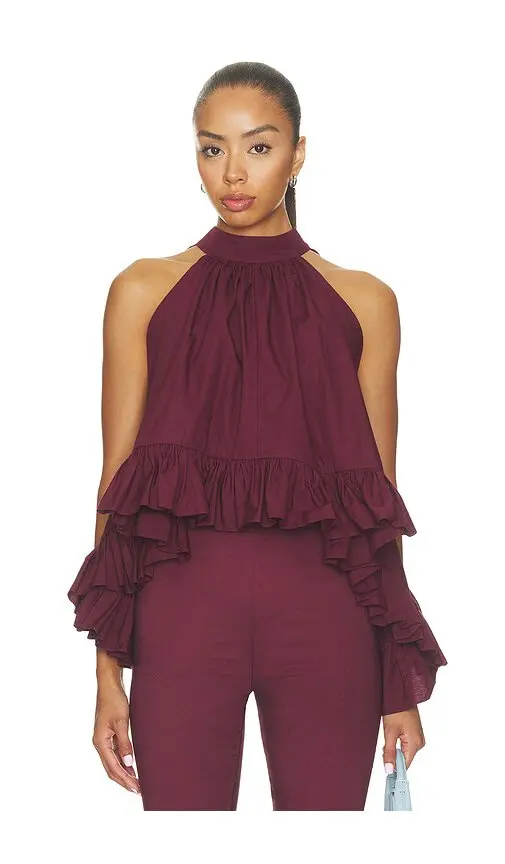 Azeeza Plath Top In . Also - Wine