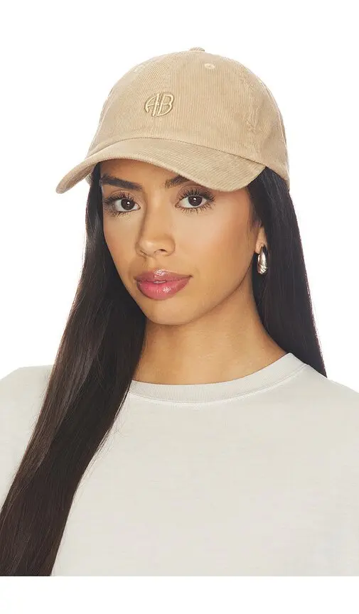 ANINE BING Jeremy Baseball Cap - Beige