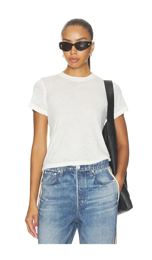 Daydreamer Solid Burnout Vintage Tee In . Also