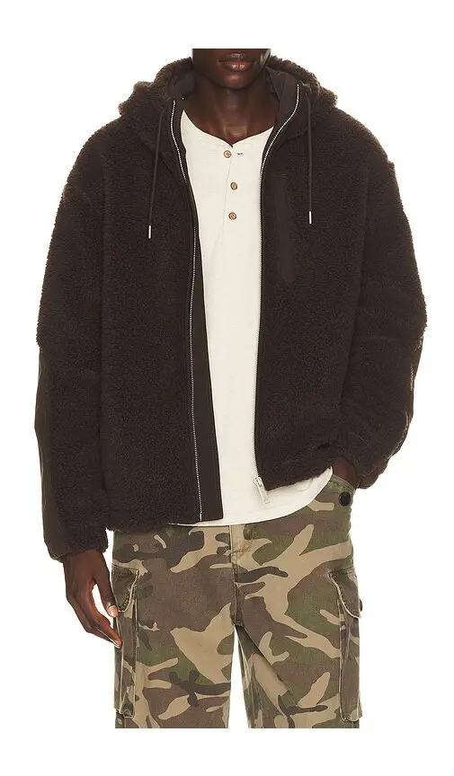 Canada Goose Harrier Fleece Full Zip Hoodie In . Also - Brown