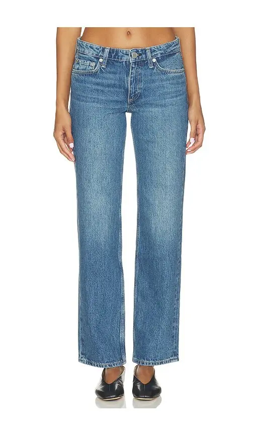 Rag & Bone Harlow Low Rise Full Length Slim Straight Jeans In . Also - Blue