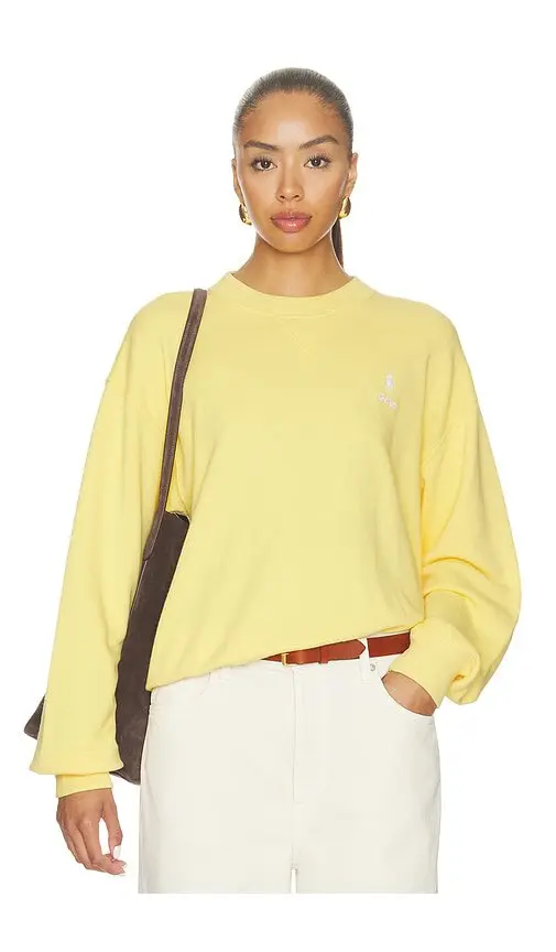 Polo Ralph Lauren Island Fleece Crew Neck Sweatshirt In . Also - Yellow