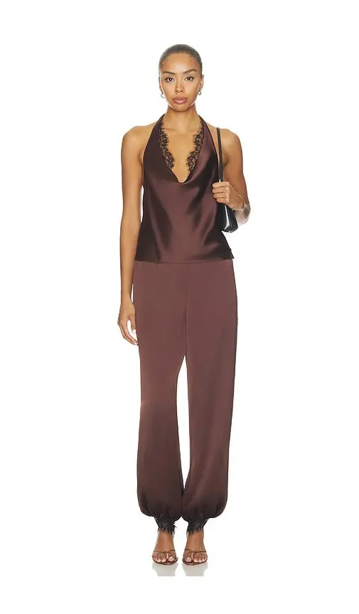 SEROYA Lovella Satin Top In . Also