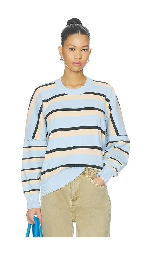Free People Stripe Muse Pullover In . Also