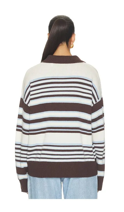 Good American The Oversized Rugby Sweater In . Also