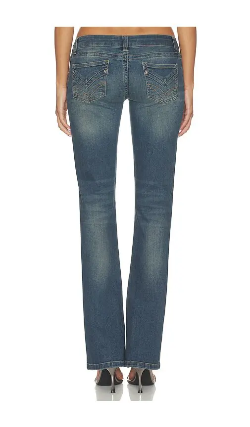 JADED LONDON Eden Low Rise Stretch Bootcut Jeans In . Also