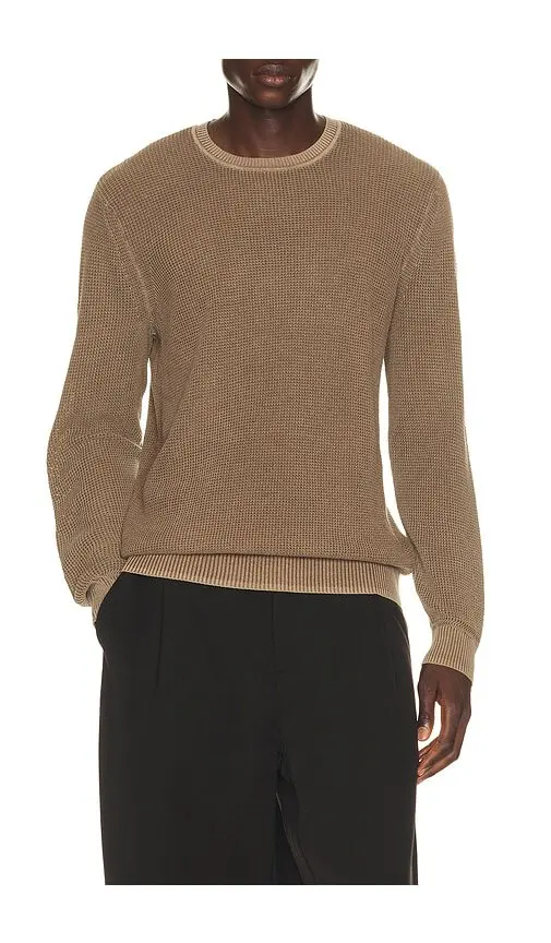 Faherty Brand Sunwashed Crewneck Sweater In . Also - Brown