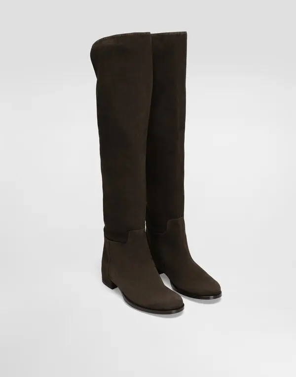 Dolce & Gabbana Suede Boots Boots And Booties