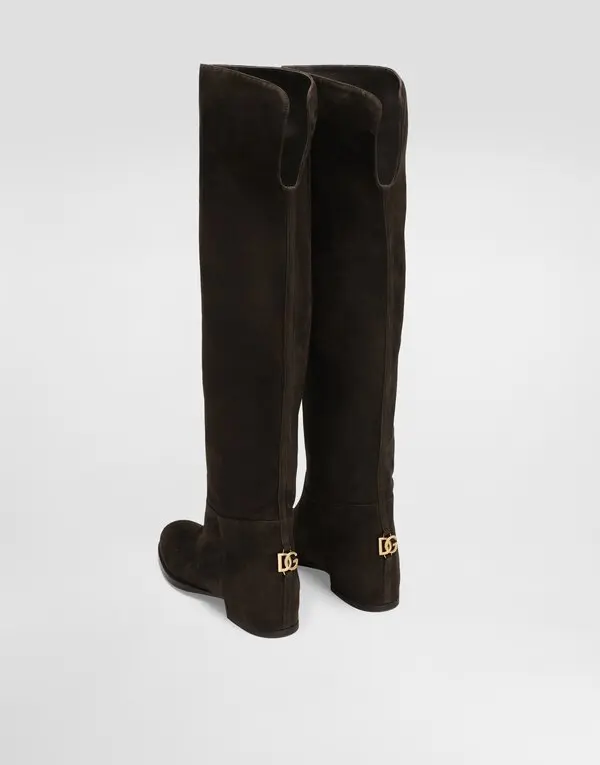 Dolce & Gabbana Suede Boots Boots And Booties