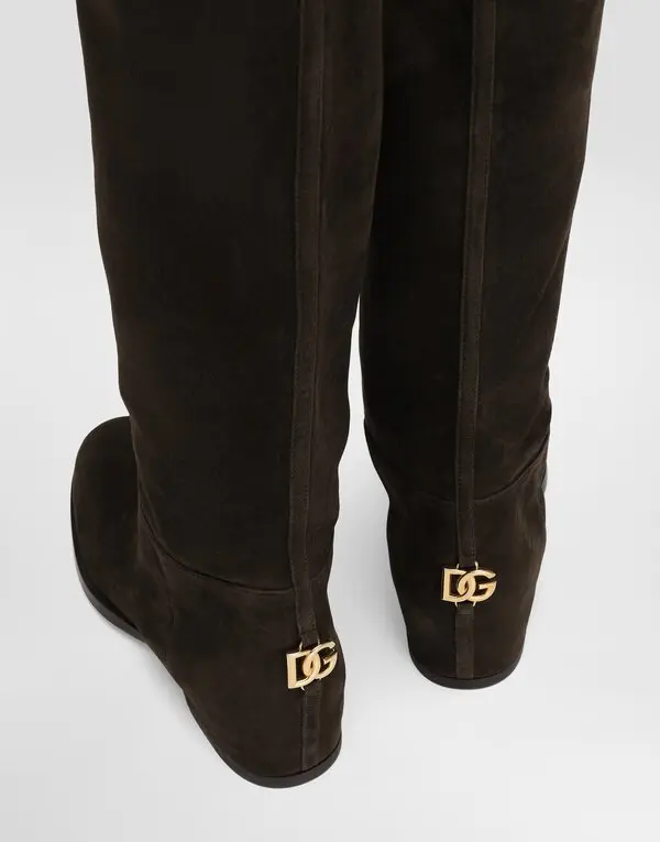 Dolce & Gabbana Suede Boots Boots And Booties
