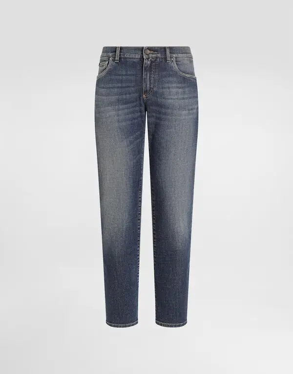 Dolce & Gabbana Pantalone Denim Multi-colored Cotton