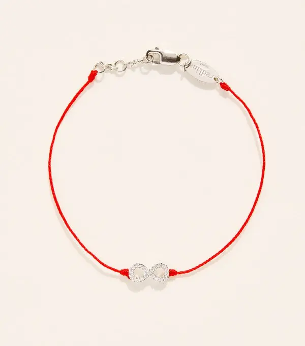 REDLINE White Gold And Diamond Elyseum Bracelet - Red