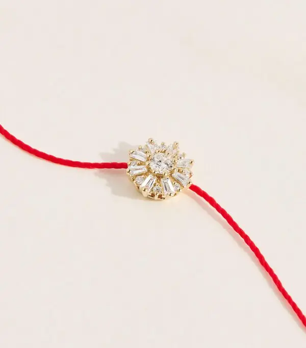 REDLINE Yellow Gold And Diamond Sol Soleil Bracelet