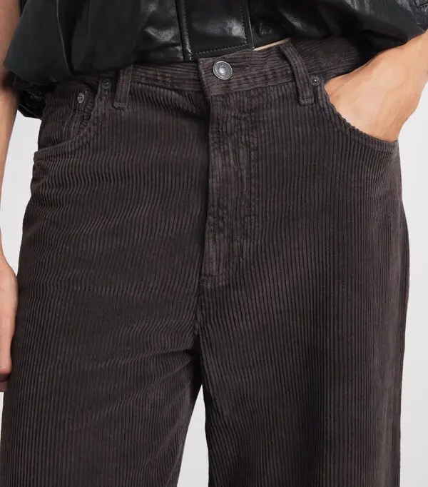AGOLDE Corduroy Ren High-rise Wide-leg Jeans