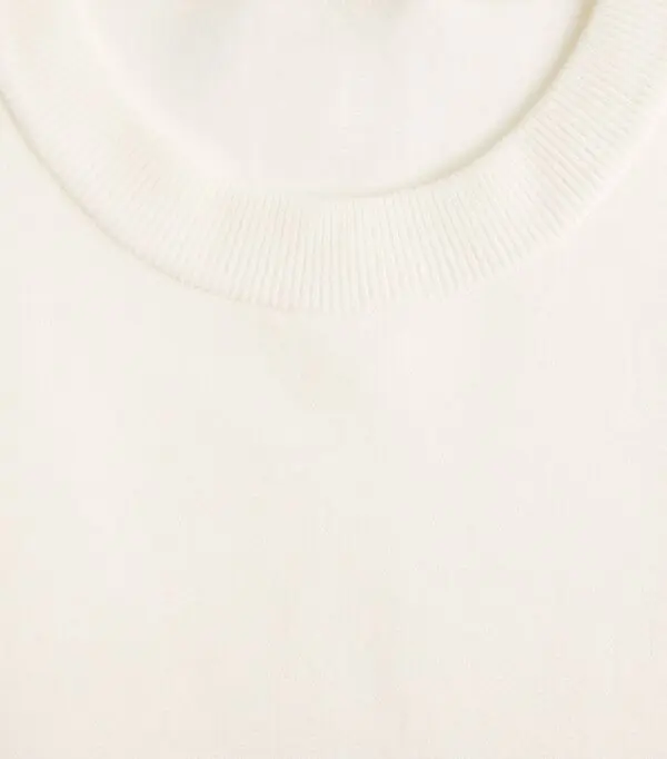 ME+EM Stretch-wool Ribbed T-shirt