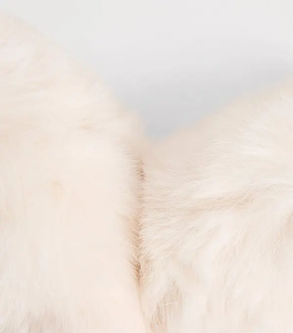 YVES SALOMON Rabbit Fur Knitted Earmuffs