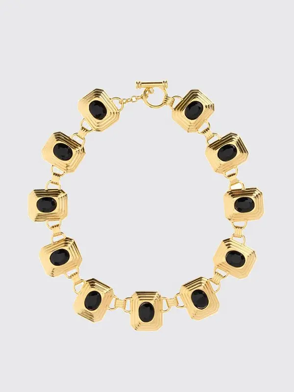Alessandra Rich Jewel Colour - Black