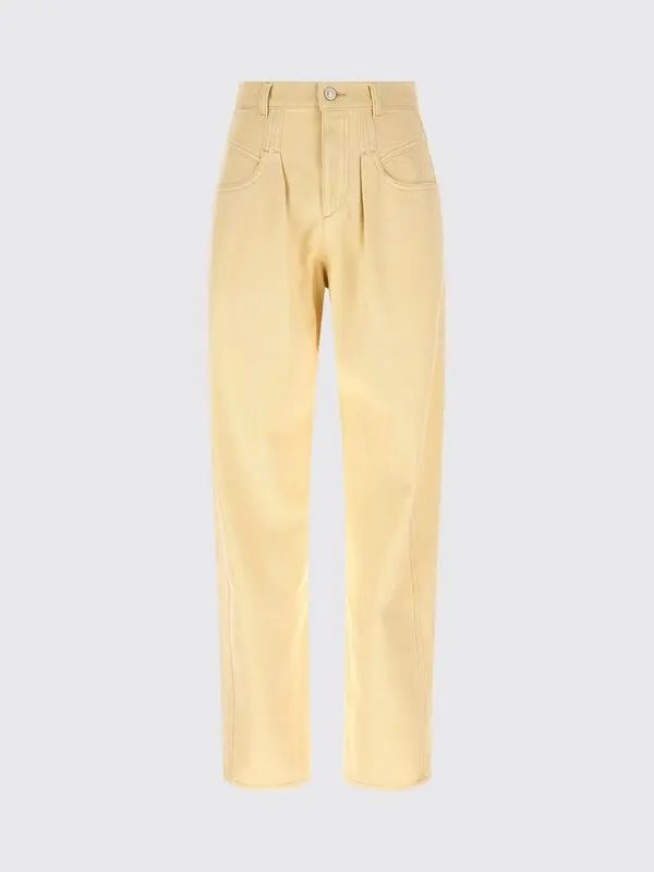 Isabel Marant Étoile Lisha High-waisted Wide-leg Cotton Denim Jeans