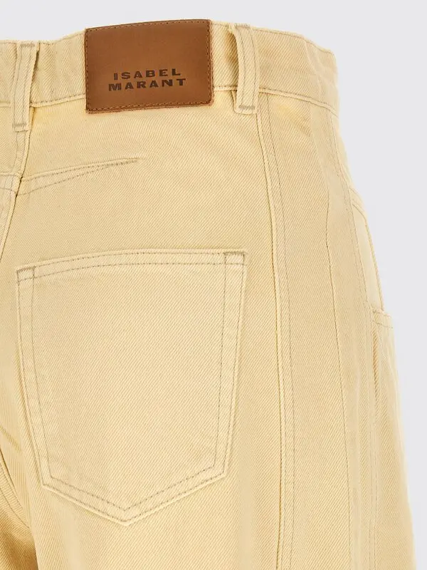 Isabel Marant Étoile Lisha High-waisted Wide-leg Cotton Denim Jeans