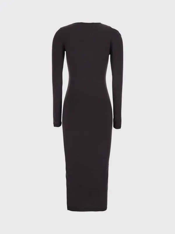 Federica Tosi Asymmetrical Long-sleeved Midi Dress