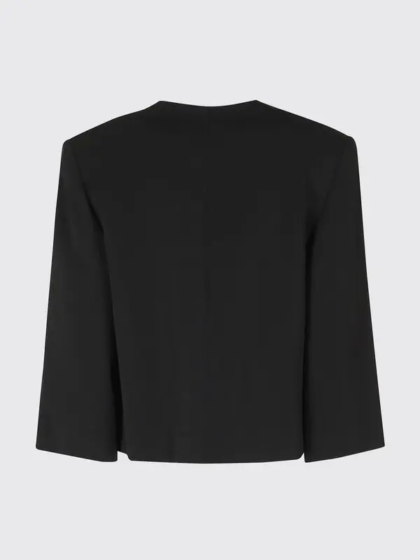 Alberta Ferretti Blazer With Single Button Closure - Black