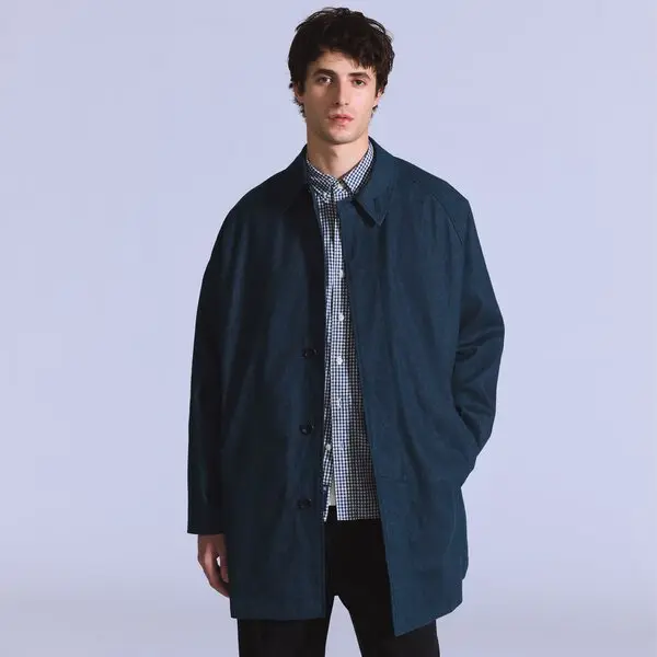 LEVI'S Denim Mac Coat