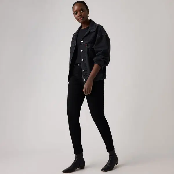LEVI'S 721 High Rise Skinny Jeans - Black